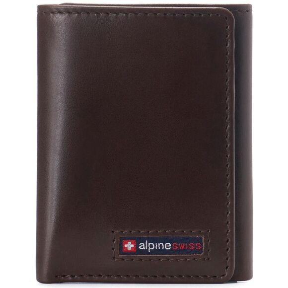 Alpine Swiss | Bags | Alpine Swiss Leon Mens Rfid Protected Trifold ...